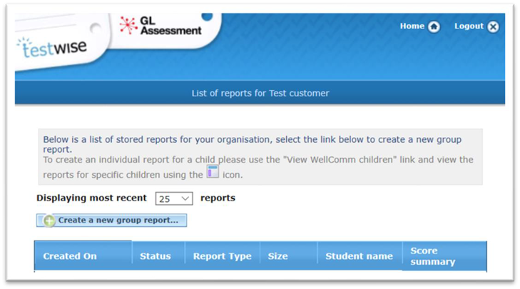 How to generate a group report - GL Support